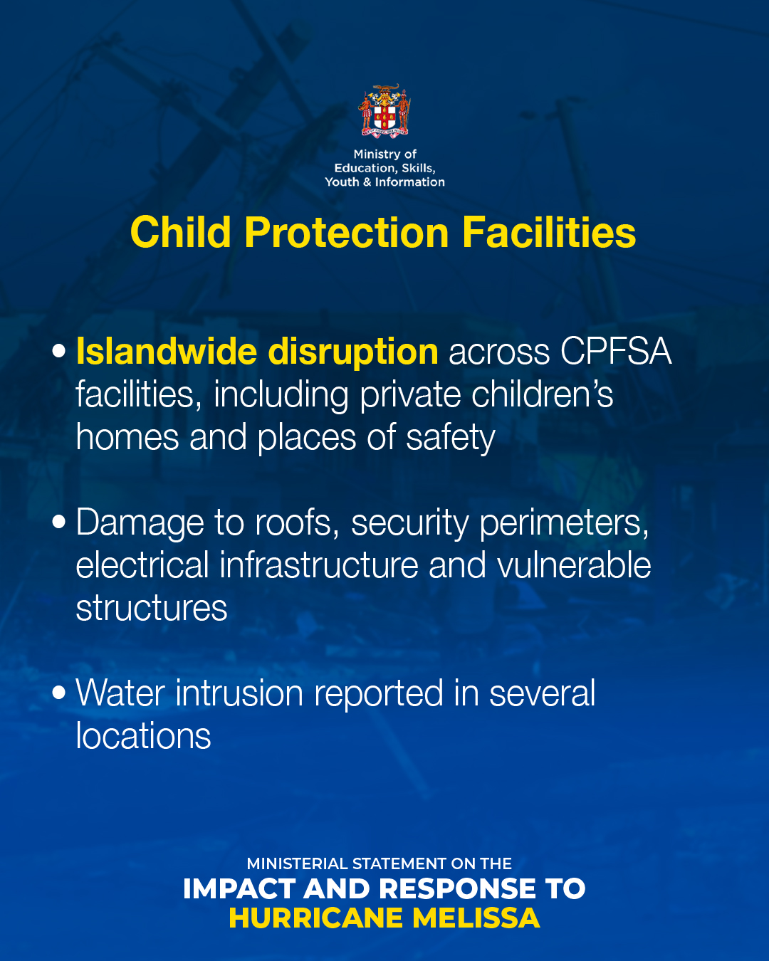 Hurricane Melissa Recovery for the Jamaican Education Sector - National Education Trust